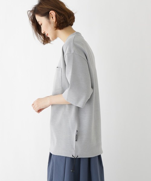 BASECONTROL（ベースコントロール）の「 ダブルフェイス 裾ドローコード 半袖 Tシャツ（Tシャツ/カットソー）」 - WEAR