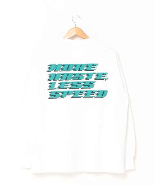 SUPERTHANKS（スーパーサンクス）の「【SUPER THANKS】MORE HASTE,LESS SPEED BIC LONG T ...
