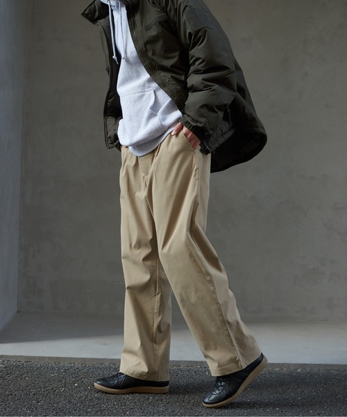 MAISON CLUB（メゾンクラブ）の「【MAISON CLUB】サイドシャーリングタックイージーパンツ 2410-5710 MNY（その他 ...