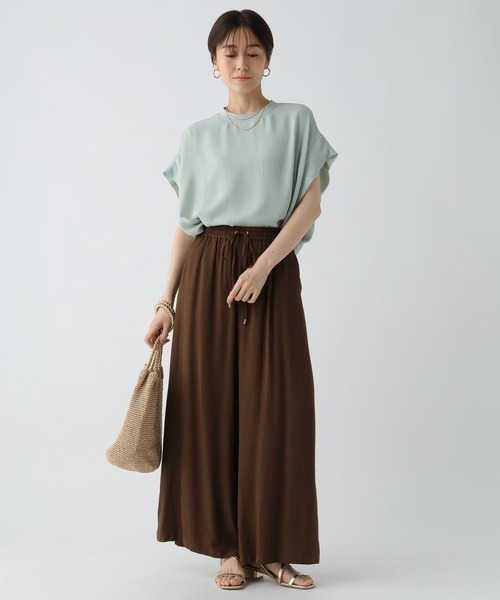 Elura（エルーラ）の「サラサラサマーフレンチコンビTシャツ/451128（Tシャツ/カットソー）」 - WEAR