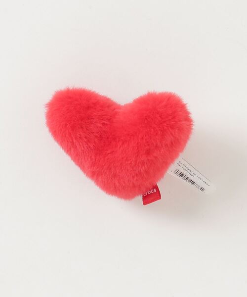 crocs Red Fuzzy Heart / クロックス レッド ファジー ハート（シューズアクセサリー）｜crocs（クロックス）の ...