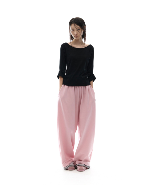 Hotfix Logo Wide Sweatpants / Pink（スウェットパンツ）｜OJOS（オホス）のファッション通販 - ZOZOTOWN