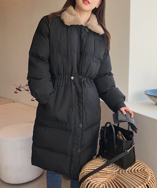 ELCY（エルシー）の「【ELCY】ウエストゴムロングダウンコート（ダウンジャケット/コート）」 - WEAR