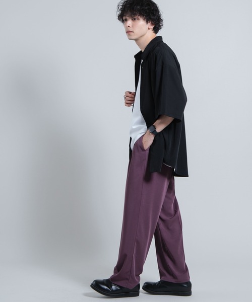 WEGO（ウィゴー）の「WEGO/【WEB限定】【セットアップ対応】トロミ 2タックワイドスラックス（スラックス）」 - WEAR