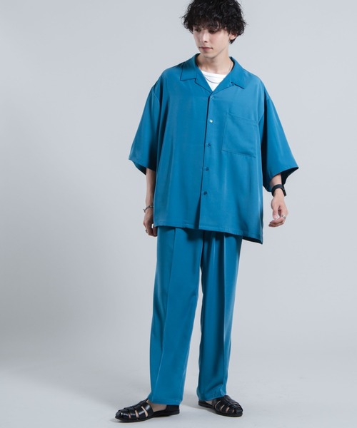 WEGO（ウィゴー）の「WEGO/【WEB限定】【セットアップ対応】トロミ 2タックワイドスラックス（スラックス）」 - WEAR