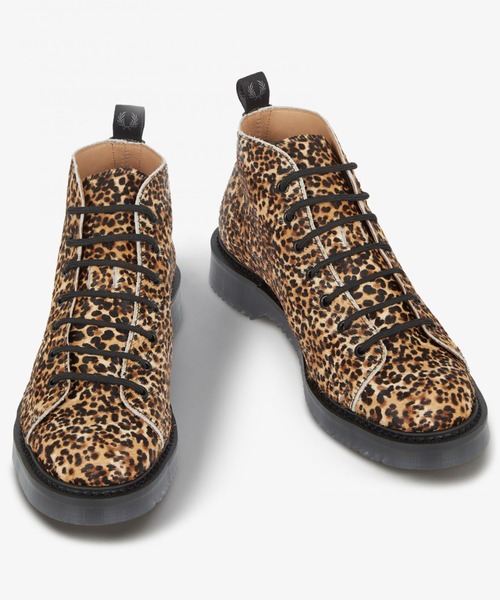 FRED PERRY（フレッドペリー）の「George Cox Monkey Boot Minipard Printed Leather ...