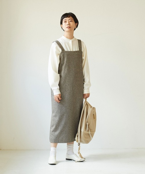 yuni（ユニ）の「TWEED SET UP ONE-PIECE（ワンピース）」 - WEAR