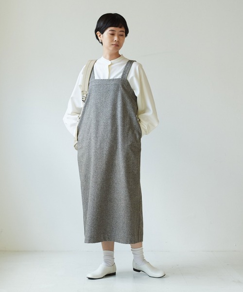 yuni（ユニ）の「TWEED SET UP ONE-PIECE（ワンピース）」 - WEAR
