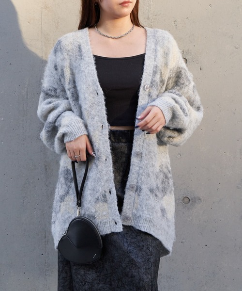 RAY CASSIN（レイカズン）の「【1枚でオシャレ見え】ジャガードフラワーカーディガン（カーディガン/ボレロ）」 - WEAR