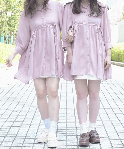 PairPair（ペアペア）の「サイドプリーツチュニック（チュニック）」 - WEAR