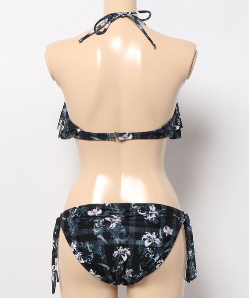 Defilious（デフィリアス）の「グレンチェック花柄フレアバンドゥビキニ 9Mサイズ｜Defilious（水着）」 - WEAR