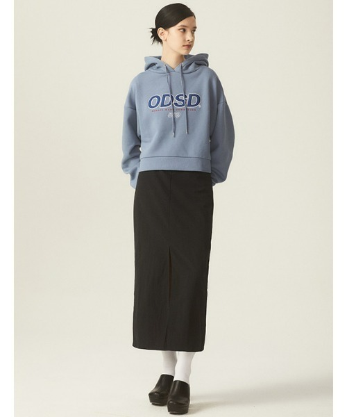 ODD STUDIO（オッドスタジオ）の「A'GEM/9 × .kom『ODD STUDIO/オッドスタジオ』 ODSD Logo Cropped Hoodie/ロゴクロップ フーディー ...