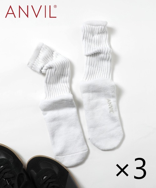 【セール】【ANVIL】3パック チューブソックス/3P Tube Socks/ANS060（ソックス/靴下）｜ANVIL（アンヴィル）の ...