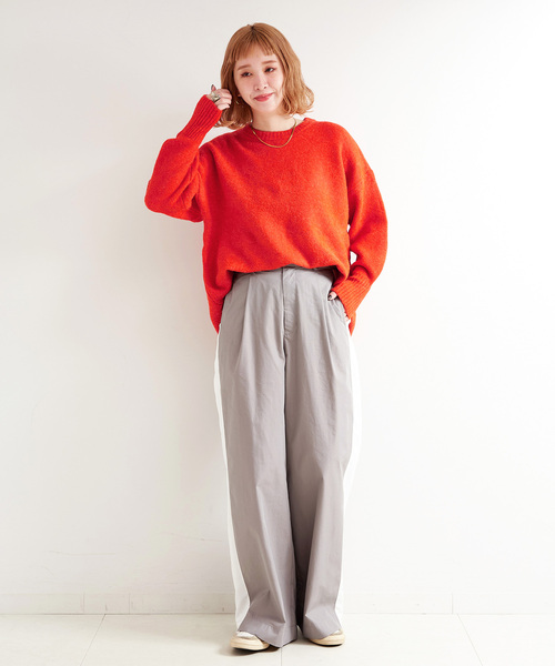 B.C STOCK（ベーセーストック）の「《追加》FOXMIXクルーネックプル