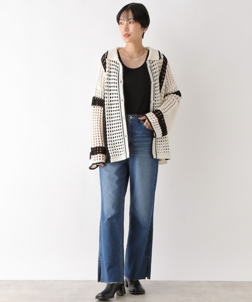 LEPSIM（レプシィム）の「3ゲージメッシュカーディガン 975618（カーディガン/ボレロ）」 - WEAR