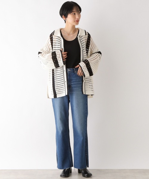 LEPSIM（レプシィム）の「3ゲージメッシュカーディガン 975618（カーディガン/ボレロ）」 - WEAR