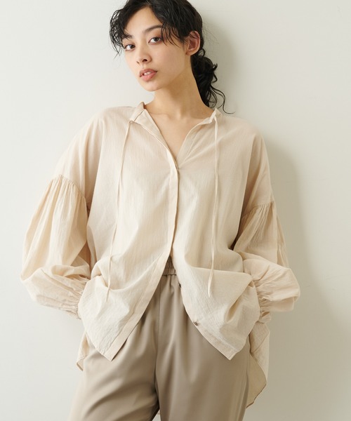 【セール/ブランド古着】長袖ブラウス（シャツ/ブラウス）｜Whim Gazette（ウィムガゼット）のファッション通販 - ZOZOUSED