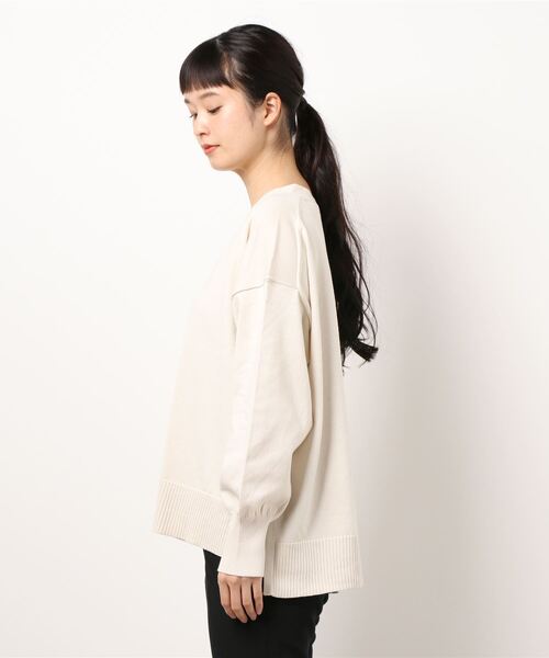 LOWRYS FARM（ローリーズファーム）の「12GスーピマVネックプルオーバーLS 929643（ニット/セーター）」 - WEAR