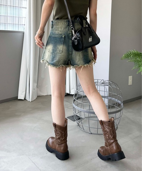 sedacle（セダクル）の「【SDG】damage wash denim shorts（デニムパンツ）」 - WEAR