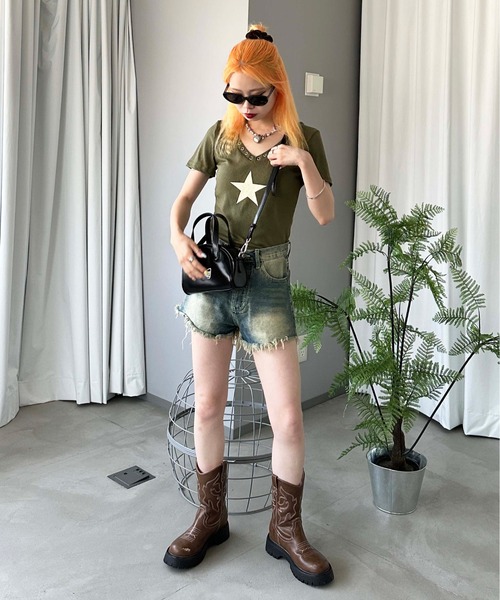 sedacle（セダクル）の「【SDG】damage wash denim shorts（デニムパンツ）」 - WEAR