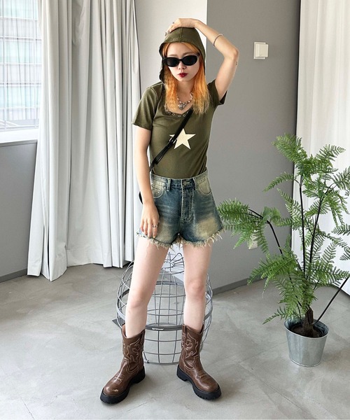 sedacle（セダクル）の「【SDG】damage wash denim shorts（デニムパンツ）」 - WEAR