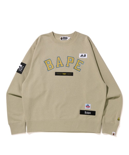 A BATHING APE（アベイシングエイプ）の「BAPE MULTI LABEL RELAXED FIT CREWNECK M（スウェット ...