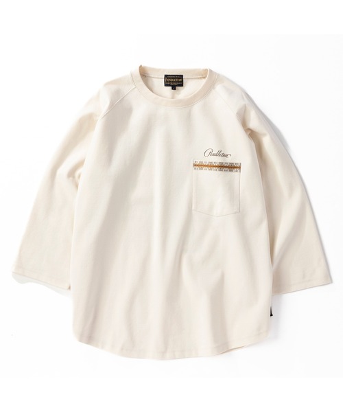 PENDLETON（ペンドルトン）の「PENDLETON/ペンドルトン SOLOTEX Three-Quarter Raglan Pocket Tee（Tシャツ/カットソー）」 - WEAR