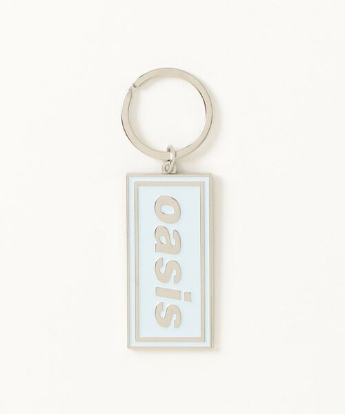 MUSIC TEE（ミュージックティー）の「OASIS KEYCHAIN “LOGO SKY BLUE”/オアシス キーチェイン "ロゴ ...