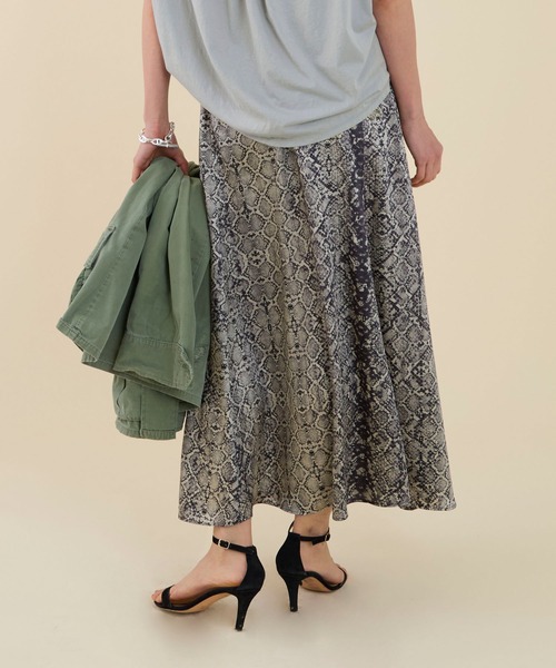 marmors（マルモア）の「【marmors】original python print skirt（スカート）」 - WEAR