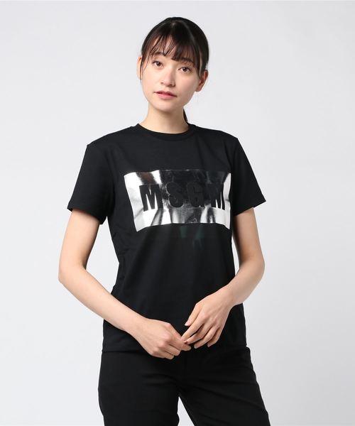MSGM（エムエスジーエム）の「MSGM（エムエスジーエム）ボックスロゴTEE（Tシャツ/カットソー）」 - WEAR