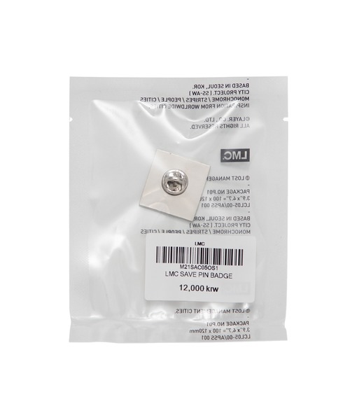 LMCの「【LMC】SAVE PIN BADGE / エルエムシー セーブ ザ プラネット ピンバッジ（バッジ）」 - WEAR