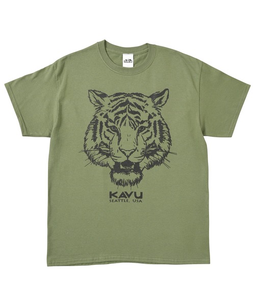 KAVU（カブー）の「KAVU/カブー TIGER TEE/タイガーティー（Tシャツ/カットソー）」 - WEAR