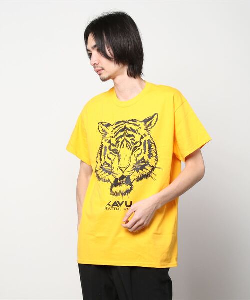 KAVU（カブー）の「KAVU/カブー TIGER TEE/タイガーティー（Tシャツ/カットソー）」 - WEAR