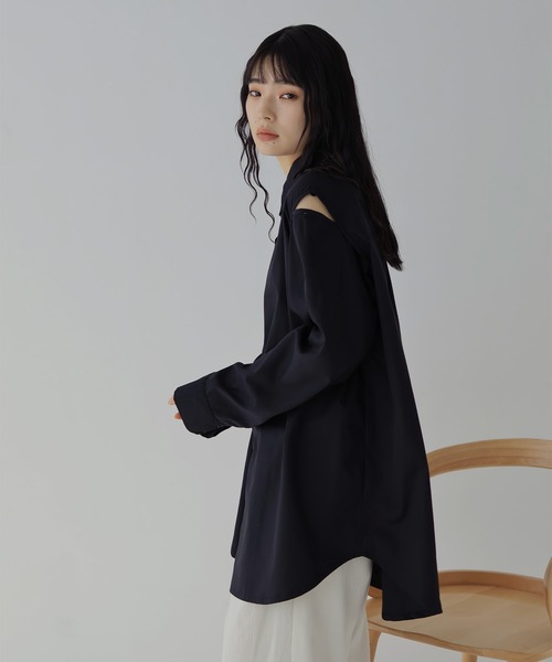 hellam（へラム）の「4WAY アームカットオーバーサイズシャツ（シャツ/ブラウス）」 - WEAR