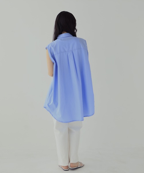 hellam（へラム）の「4WAY アームカットオーバーサイズシャツ（シャツ/ブラウス）」 - WEAR