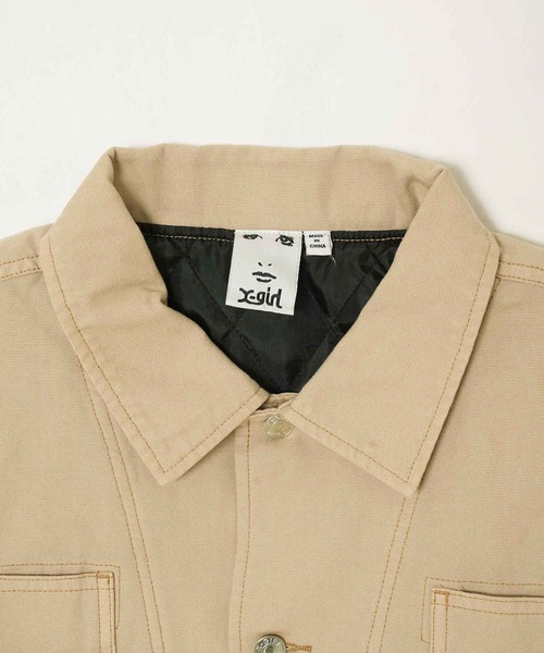 X-girl（エックスガール）の「FACE WORK JACKET（ブルゾン）」 - WEAR