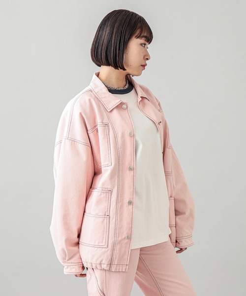 X-girl（エックスガール）の「FACE WORK JACKET（ブルゾン）」 - WEAR