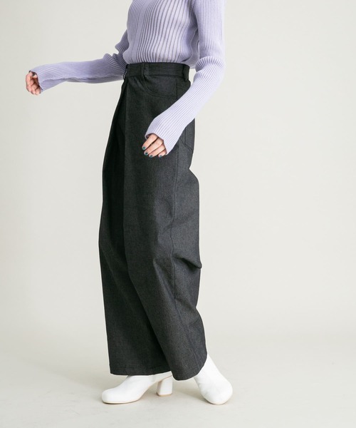 KBF（ケイビーエフ）の「フロントタックWIDEパンツ（その他パンツ）」 - WEAR