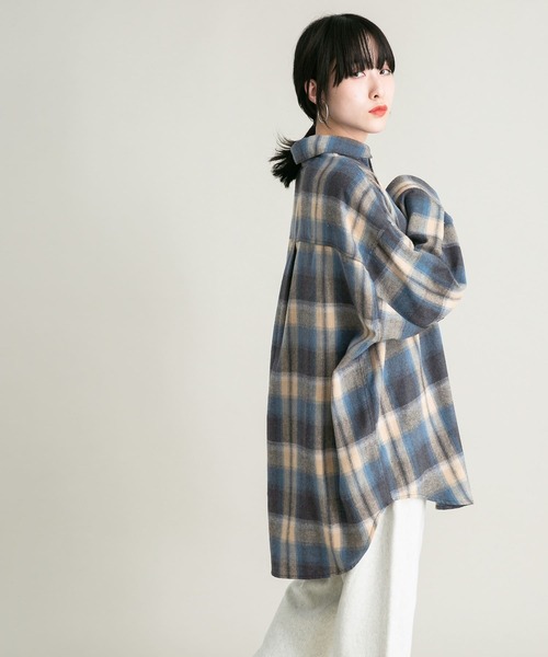 KBF（ケイビーエフ）の「BIGチェックシャツ（シャツ/ブラウス）」 - WEAR