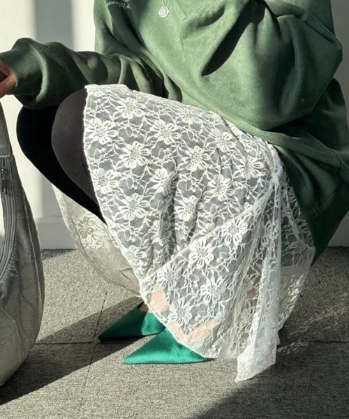 GEMEDA（ジェメダ）の「レイヤードレーススカート（スカート）」 - WEAR