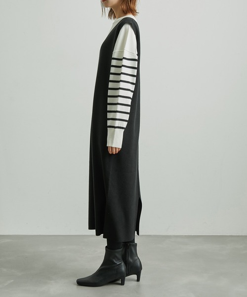 Rope Picnic(ロペピクニック)の「アンチピリングニットジャンパースカート(ジャンパースカート)」 Wear