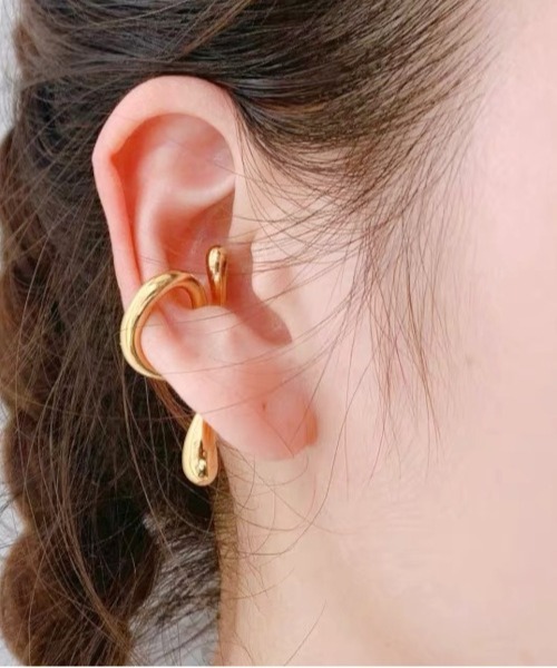 B.I.D.（ビーアイディー）の「《ドローイングニュアンスシングルイヤーカフ（MA/EK345)（イヤーカフ）」 - WEAR