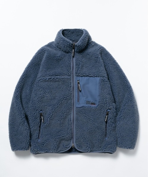 FIRST DOWN（ファーストダウン）の「FIRST DOWN/ファーストダウン BOA JACKET/ボアジャケット/ボアフリースブルゾン ...