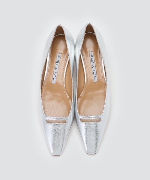 PELLICO（ペリーコ）の「VENERE アネッリソレッラ パンプス 1.0cm SILVER（パンプス）」 - WEAR