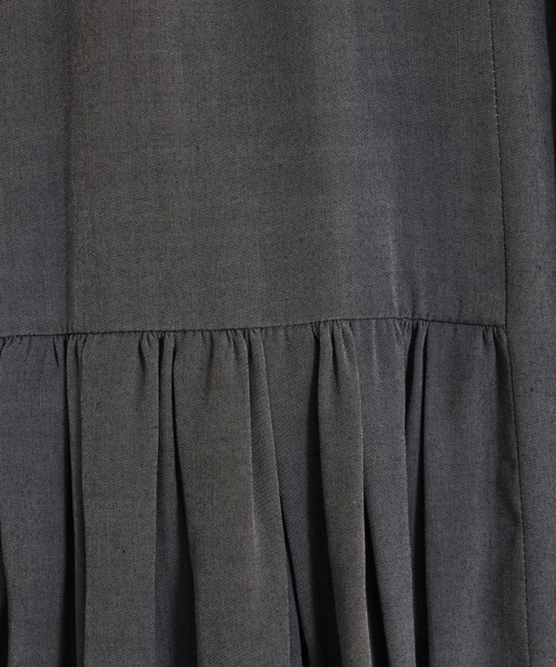 ギャザータック切り替えシャツ/オフィスカジュアル/レイヤード（シャツ