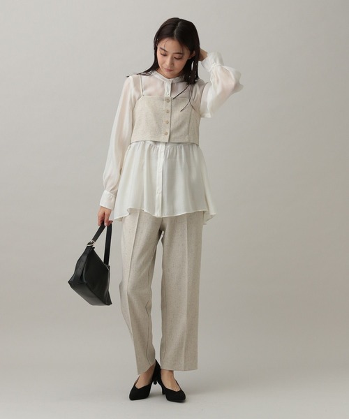 GLOBAL WORK（グローバルワーク）の「MATINEE LINE/カセットアップビスチェ/282514（ベスト）」 - WEAR