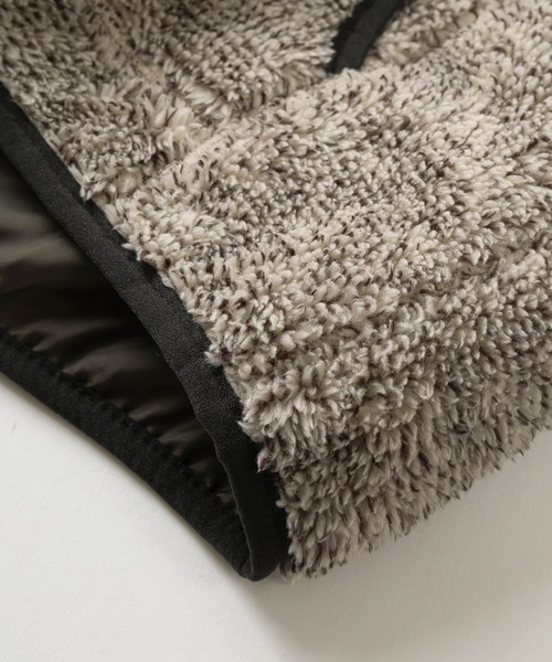 LOGOS park（ロゴスパーク）の「【LOGOS PARK/ロゴス パーク】ワンポイントロゴ プリントデザイン 裏地付きシャギー ボアフリースベスト（ベスト）」 - WEAR