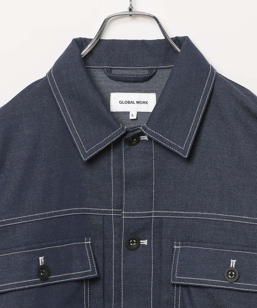 GLOBAL WORK（グローバルワーク）の「クリーンデニム/トラッカージャケット/CLEAN MODE/319939（デニムジャケット ...
