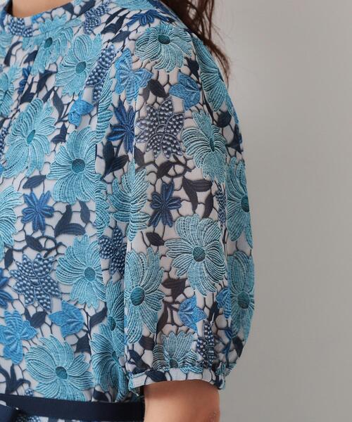 完売間近／&yours project】レース柄プリーツワンピース（ワンピース