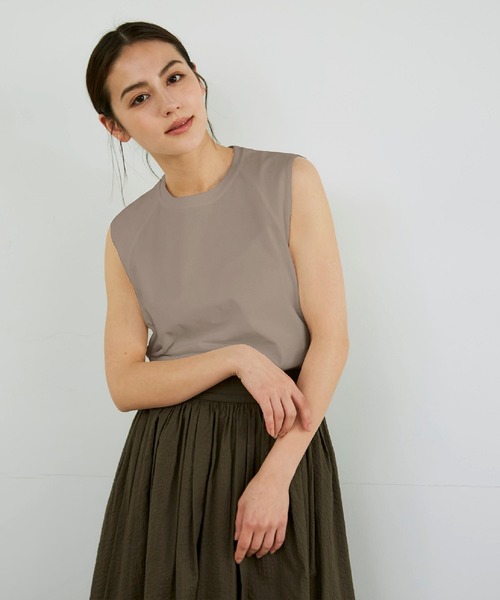 INED（イネド）の「ステッチワークタンクトップ（Tシャツ/カットソー）」 - WEAR